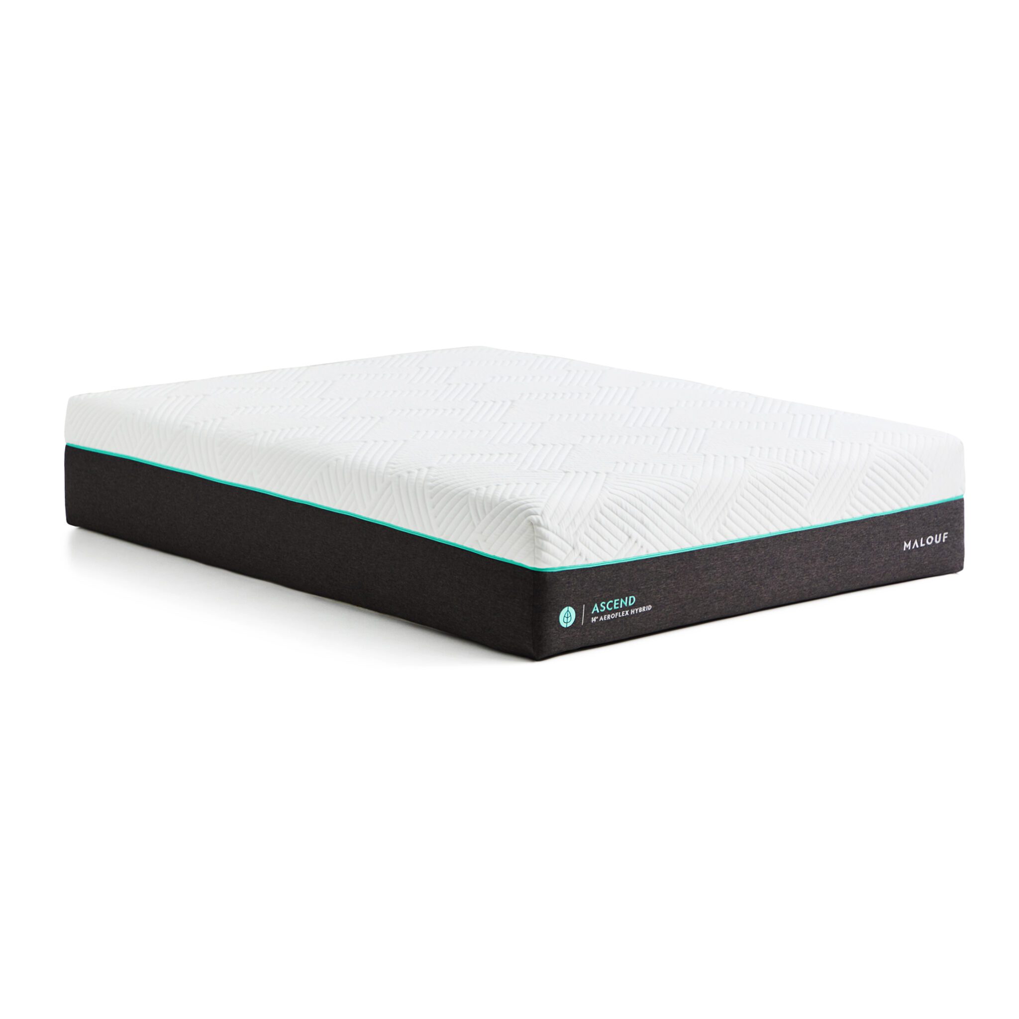 The Malouf Ascend 14” Aeroflex Latex Hybrid Mattress | Mattress Stores ...